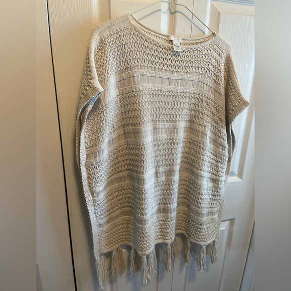 J. Jill | Sweaters | J Jill Poncho Style Sweater Oversized Small S With ...